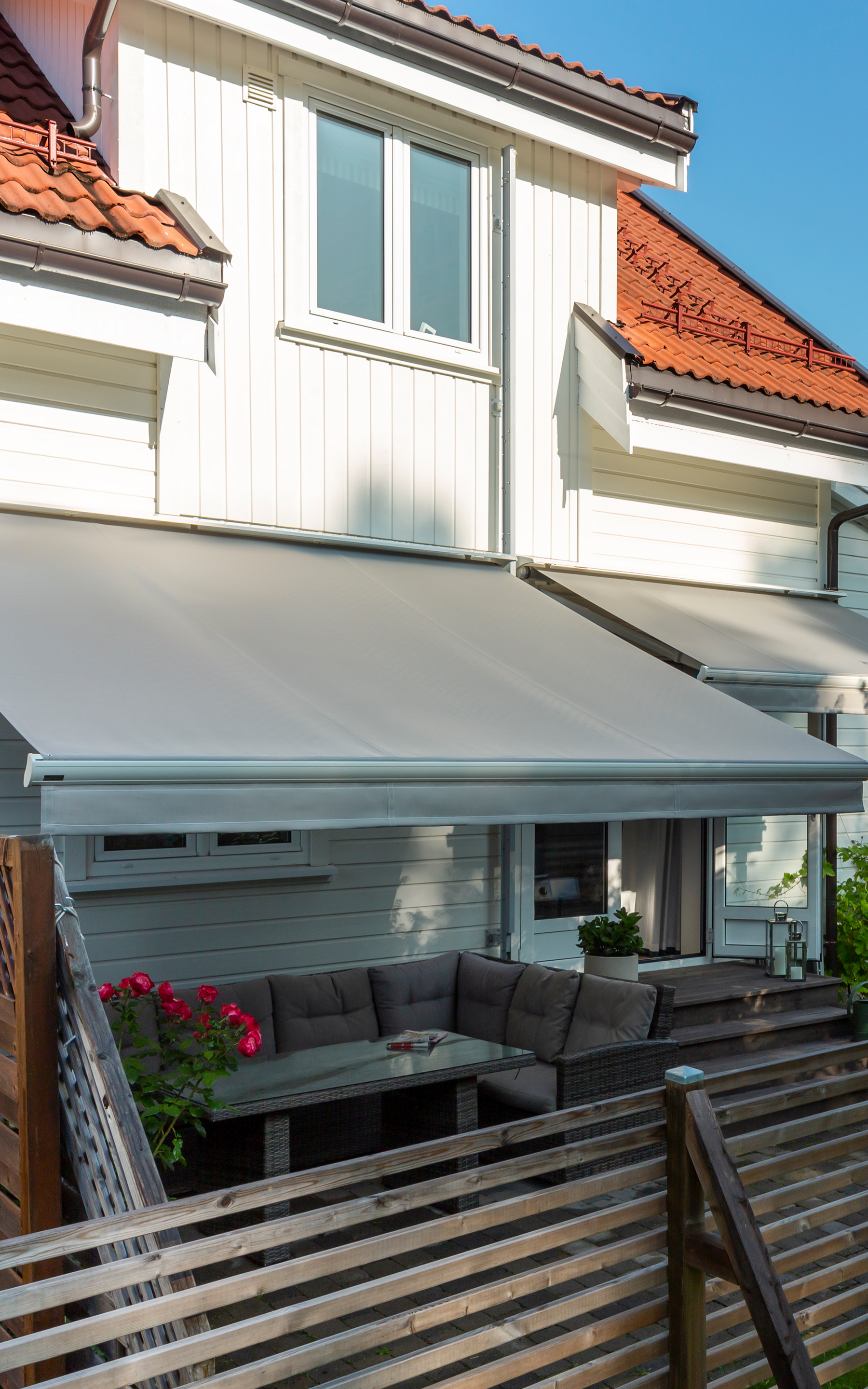 Terrassemarkise | Kjells Markise | Skreddersydd solskjerming