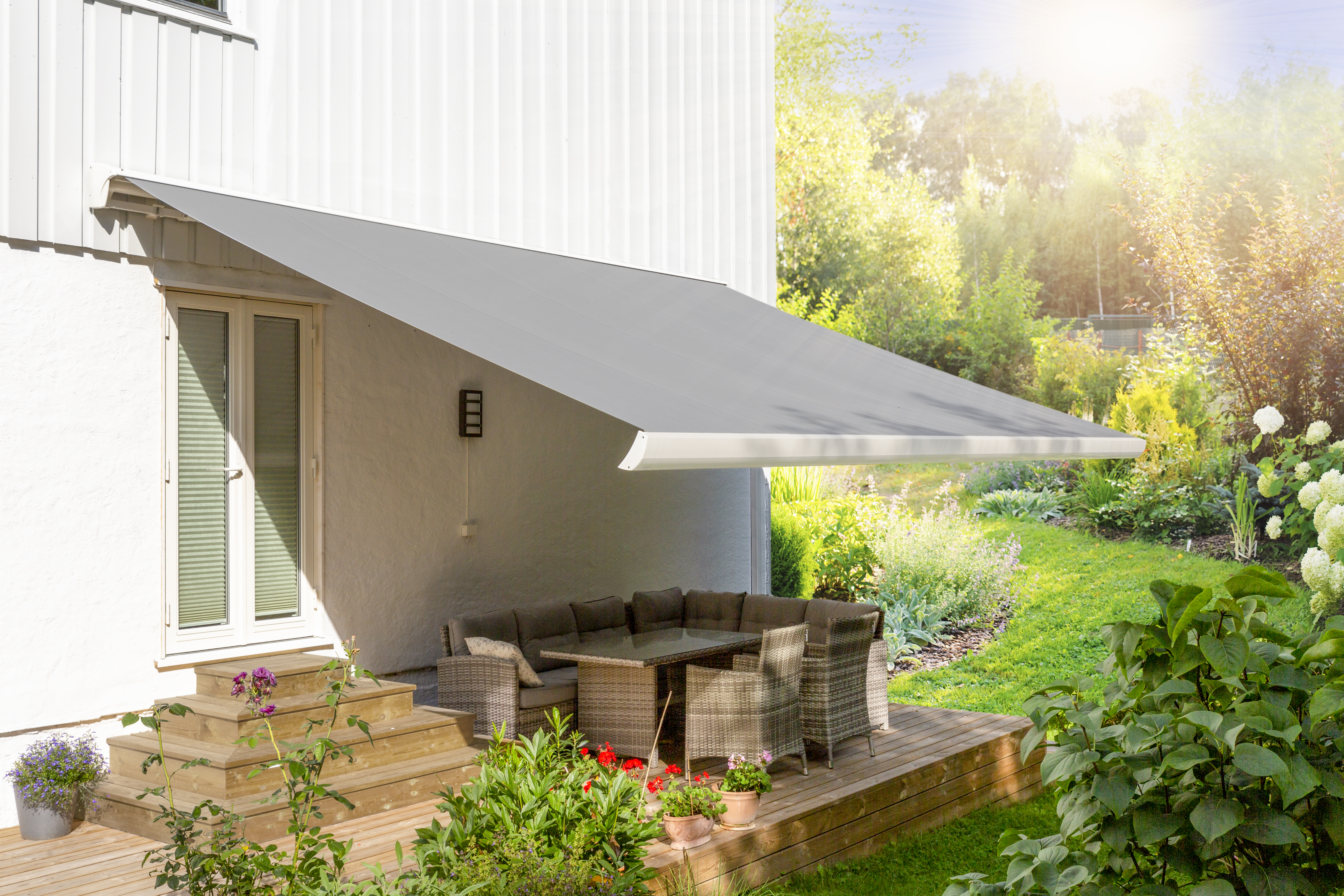 Terrassemarkise | Kjells Markise | Skreddersydd solskjerming