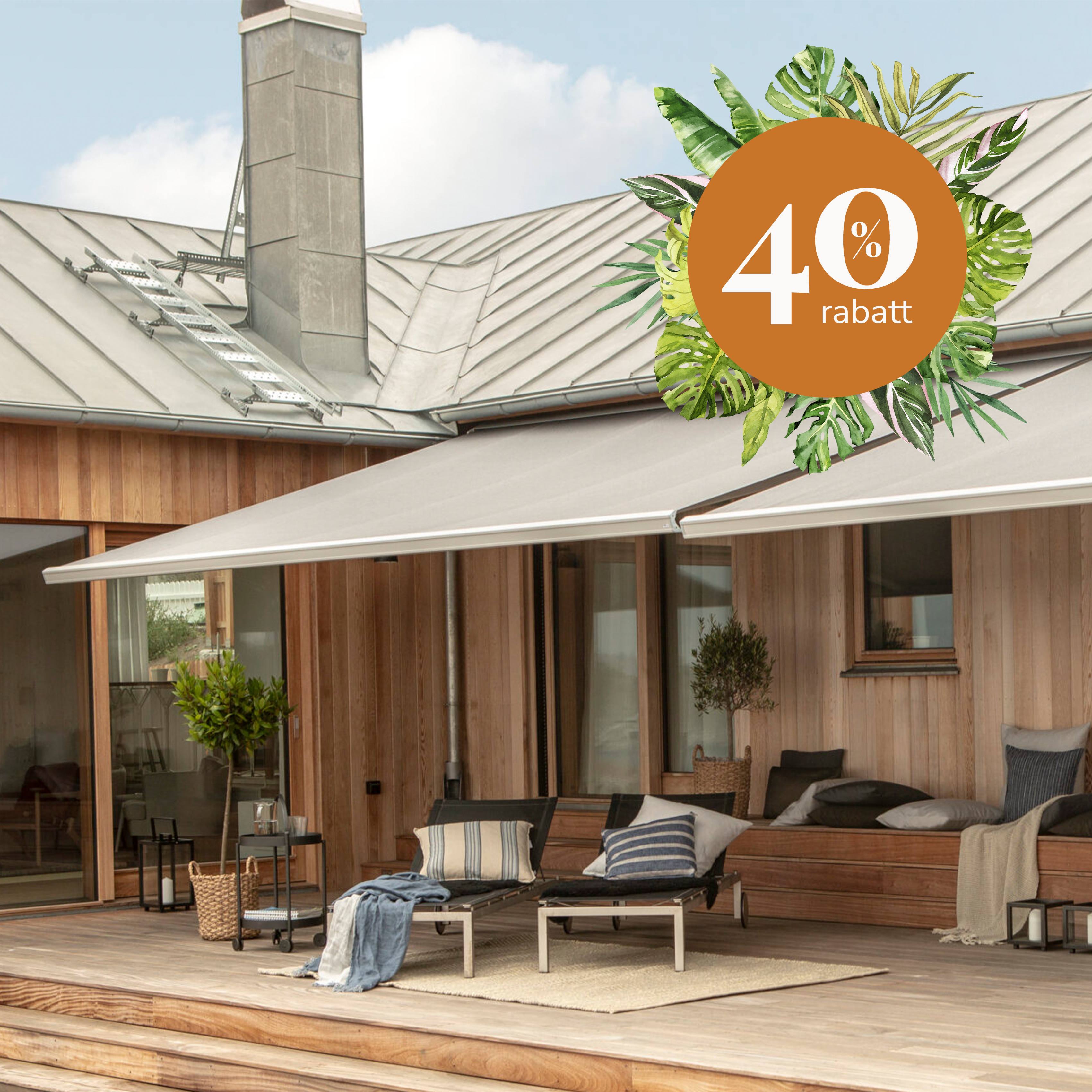 Juli | Kjells Markiser | Skreddersydd solskjerming