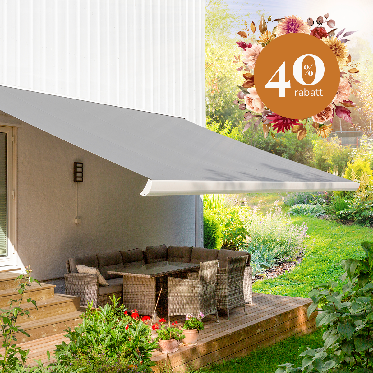 Vårsalg | Kjells Markiser | Skreddersydd solskjerming